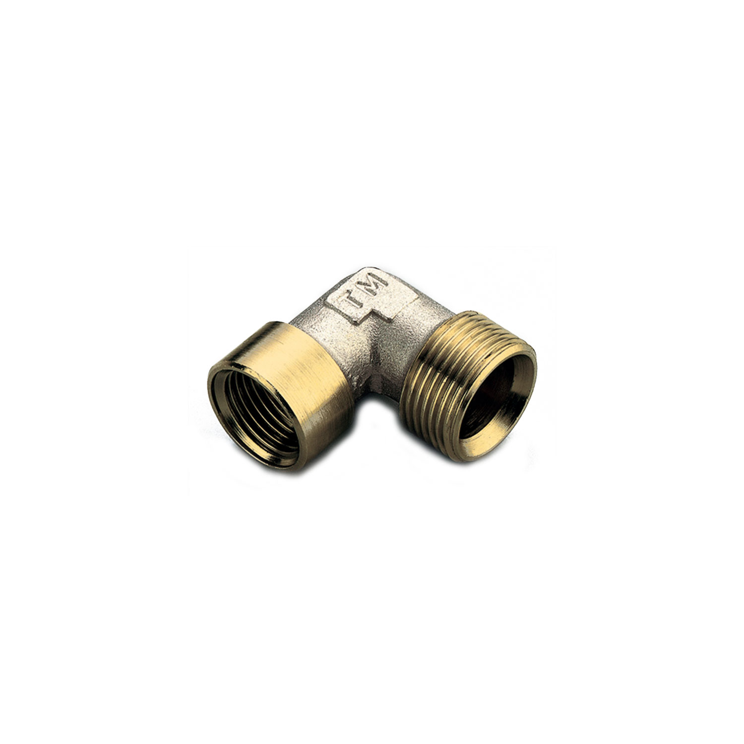 Raccordo curvo femmina per tubi in rame, pex e multistrato G1/2-1/2x16 Tiemme 1645GN