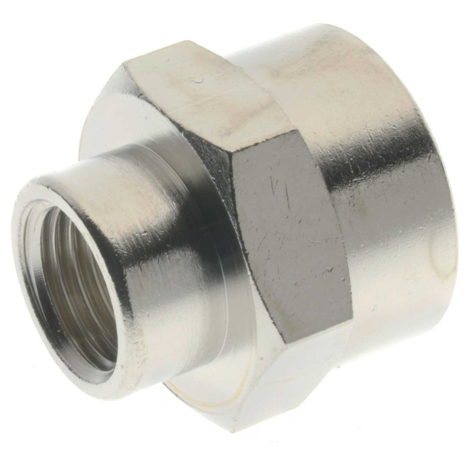 Manicotto di riduzione 1/8 - 1/4 FF in ottone nichelato Aignep 3010