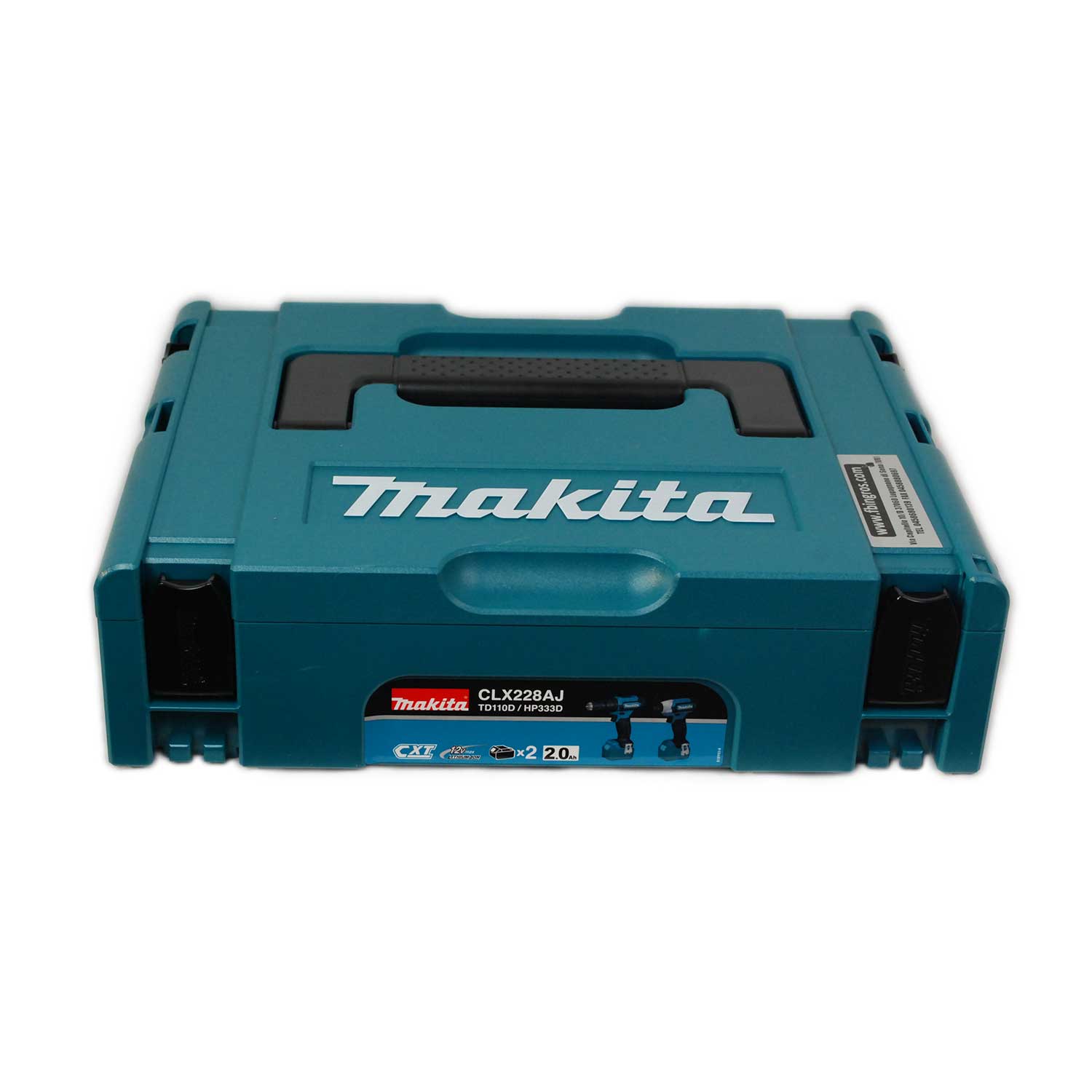 Set Makita Clx228aj trapano avvitatore hp333d + avvitatore a impulsi ...