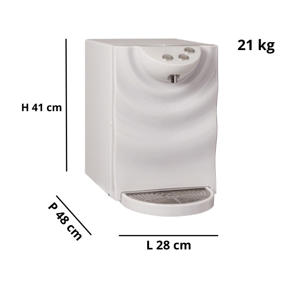 Refrigeratore bianco H2ONDA Plus SOPRALAVELLO 3 erogazioni ambiente ...