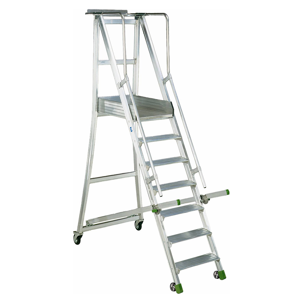 Scala a castello Facal Castiglia CA/050 in alluminio con ruote 2 ...