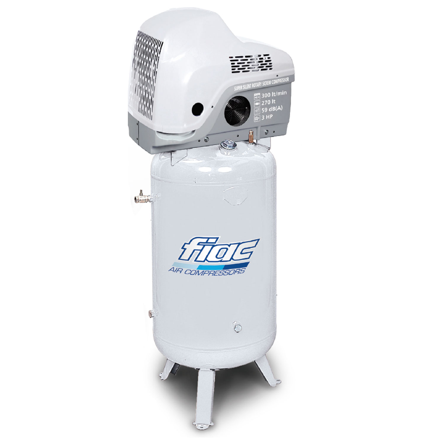 Compressore Fiac New Silver V3/300DR rotativo a vite trasmissione ...