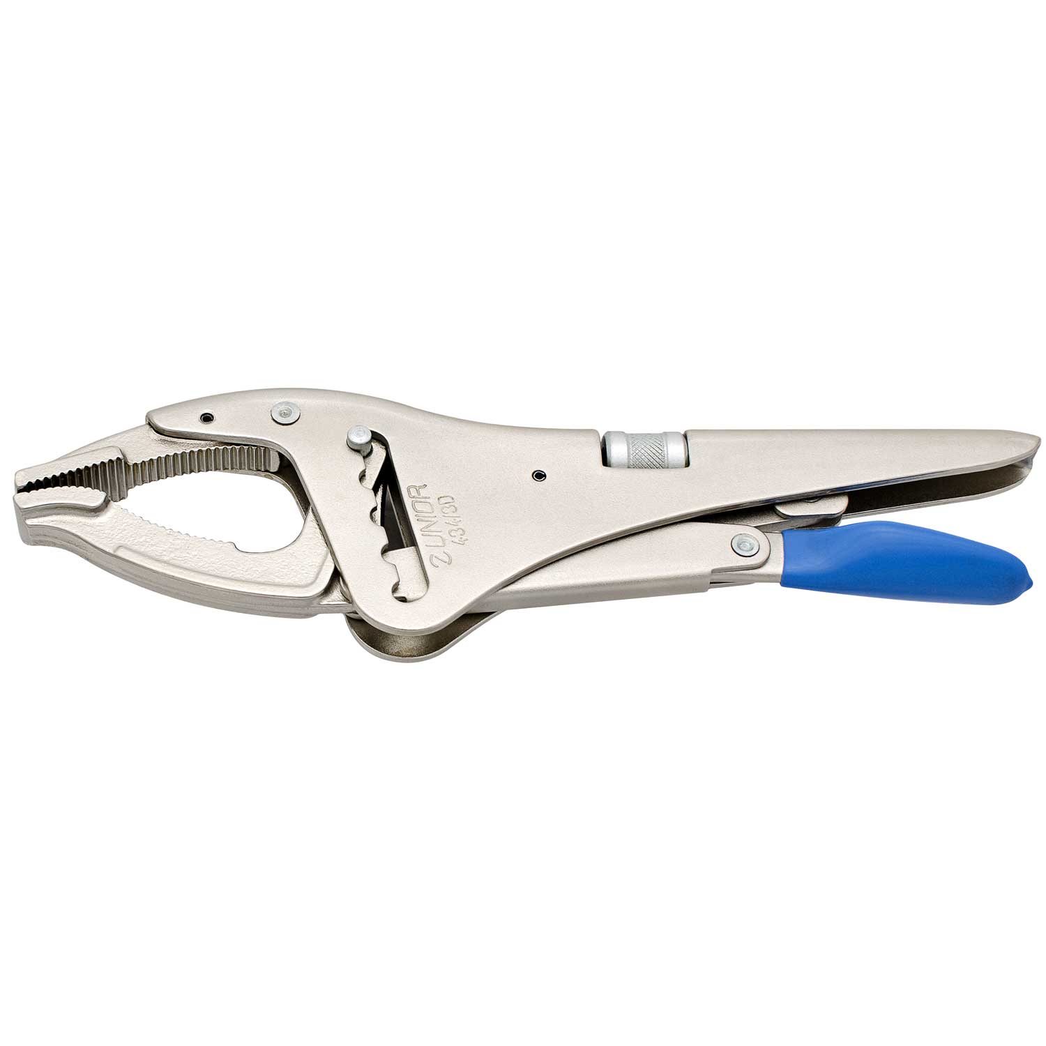 Pinza regolabile scatto autobloccante D. Max 100 L 250 UNIOR 434/3D