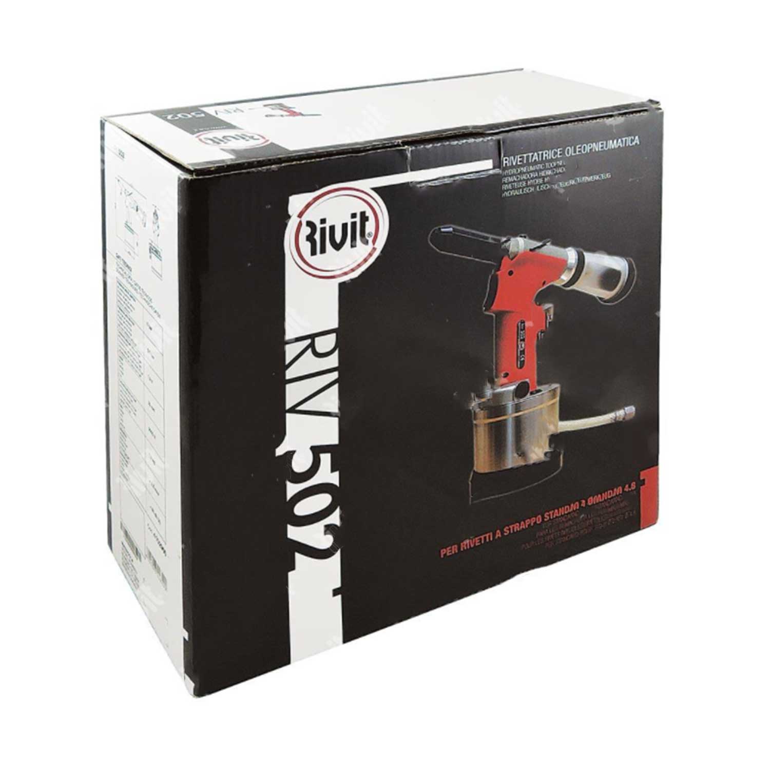 Rivettatrice oleopneumatica RIVIT RIV502 MAXRIV per rivetti strappo ...