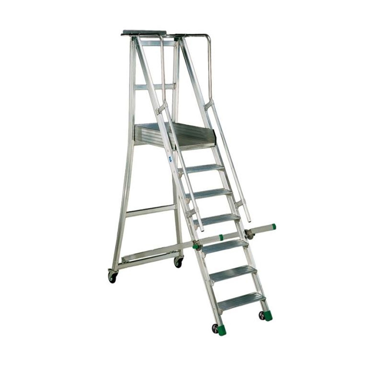 Scala a castello Facal Castiglia CA13/375 in alluminio con ruote 16 ...