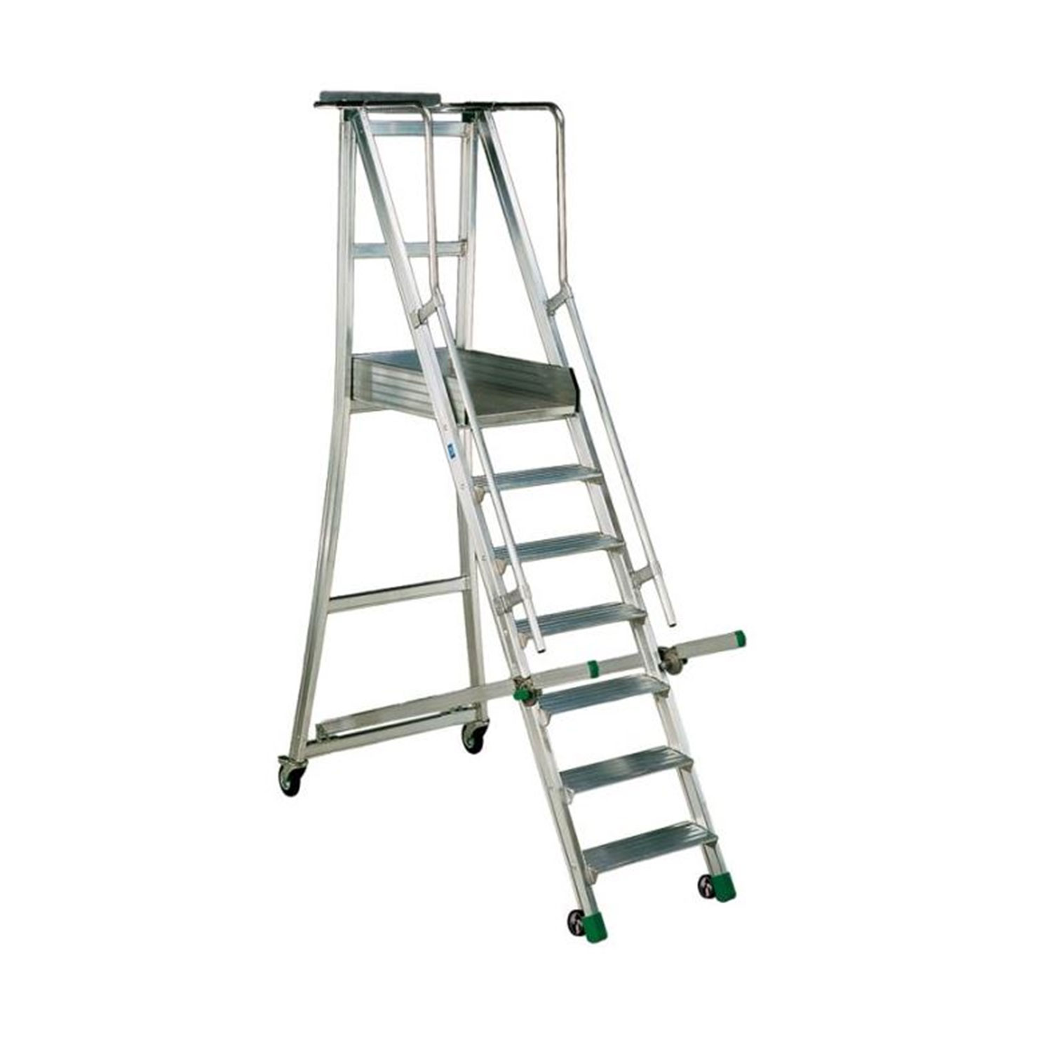 Scala a castello Facal Castiglia CA18/500 in alluminio con ruote 21 ...